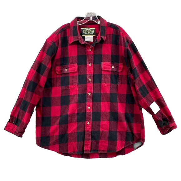 Field & Stream | Shirts | Vintage Field Stream Flannel Shirt Men 2xl ...